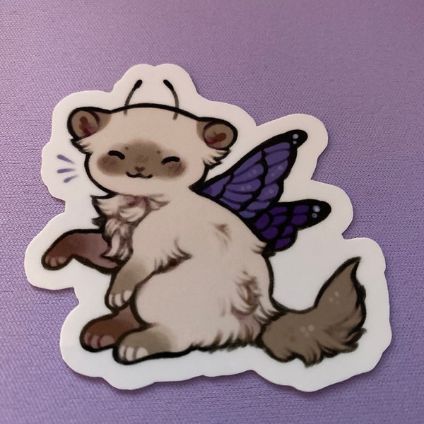 Fairy Cat Sticker / Cat Sticker / Kitten Sticker / Cute Animal Sticker ...