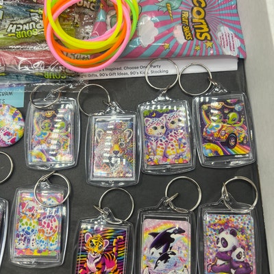 Lisa Frank Keychains, 90's Inspired, Choose One, Party Favors ...