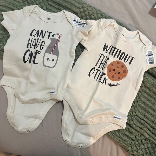 Twin Onesies® - Can't Have One Without the Other Twin Onesies® - Funny ...