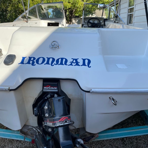 Large Custom Boat Decals. Order You Boat Name and Boat Lettering at a ...