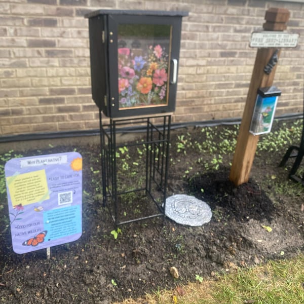 Pollinator Habitat in Progress Sign: Aluminum Garden Decor (10x14in ...