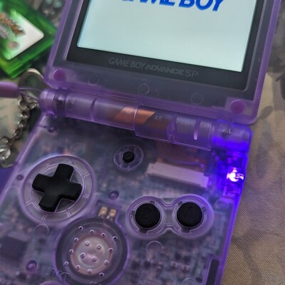 Gengar Pokémon Custom Game Boy Advance Gba SP Uv Printed With IPS V5 ...