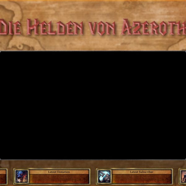 Animated Fantasy MMO Stream Package - Ultimate Edition - Overlays ...