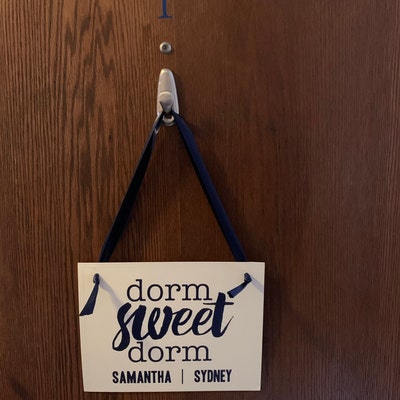 College Roommate Dorm Room Sign Dorm Sweet Dorm Banner - Etsy