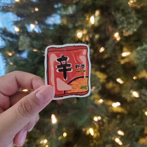 Korean Ramen Sticker Shin Ramen Sticker Korean Sticker | Etsy