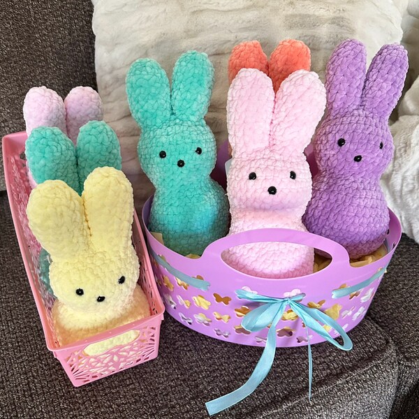 No Sew Peep Bunny, Crochet Pattern, PDF, Digital, Download, Easter ...
