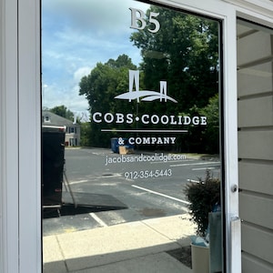 Customizable Business Window Decal / Your Company Name or Logo ...