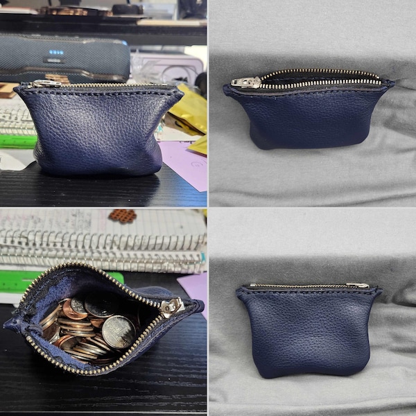 Leather Zipper Coin Purse PDF Pattern | DIY Template - Etsy