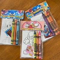 Sonic the Hedgehog Coloring Packs Coloring Pages Party Favors Crayola ...