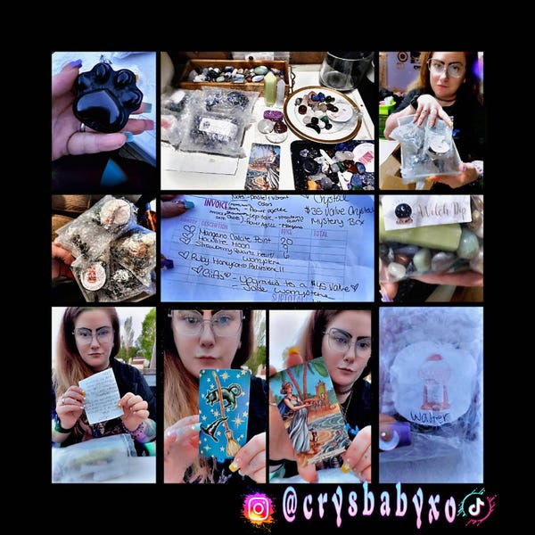 ULTIMATE Mystery Crystal Box, Tiktok Crystal Mystery Box, Intuitive ...