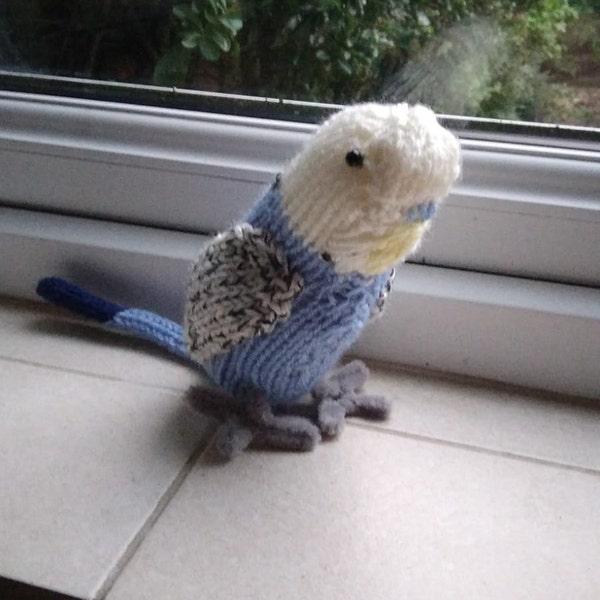 Parakeet Knit Kit - Sparky the Budgie Knit Kit - Cute Parakeet Knit Kit ...