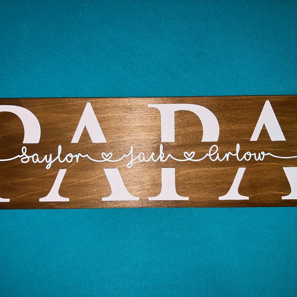 Papa Fathers Day Gift - Papa Sign - Gift for Papa - Rustic Sign for ...