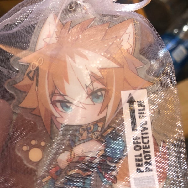 Itto and Gorou Keychains - Genshin Impact Acrylic Charm - Etsy