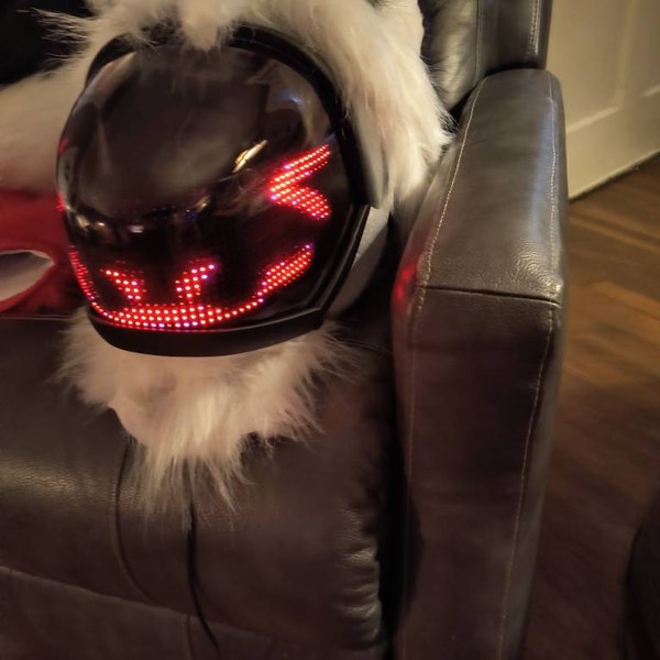Zillionross Protogen Furry Head Helmet With Visor - Etsy