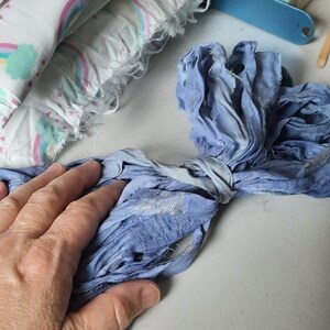 1 Oz Sari Silk Threads W/ribbon Pieces Free Shipping Journal - Etsy