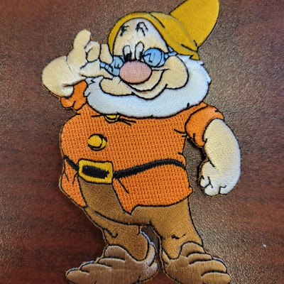 Dwarf Doc Patch Snow White Seven Dwarfs Disney Craft Apparel Iron on ...