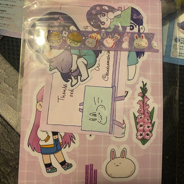 Omori Character Vinyl Sticker Sheets - Etsy
