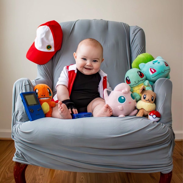 POKEMON GO Trainer Red Cap - Nintendo Embroidered Hat - Anime Cosplay ...