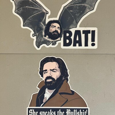 What We Do in the Shadows Vinyl Sticker or Magnet Laszlo bat - Etsy