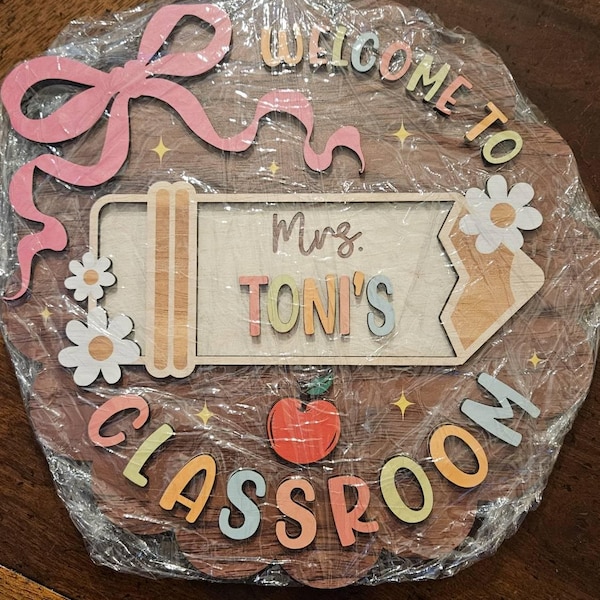 3D Science Teacher Door Sign, Teacher Name Sign, Back to School ...