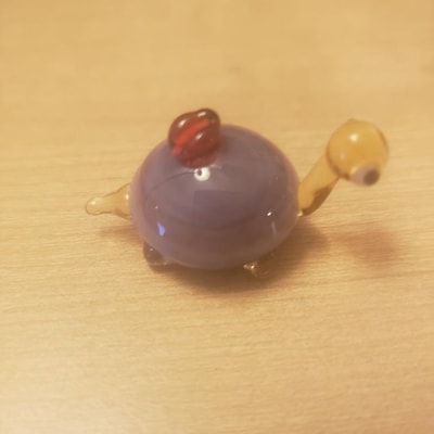 Mini Glass Turtle, Tiny Glass Turtle With Ladybug, Murano Glass Turtle ...