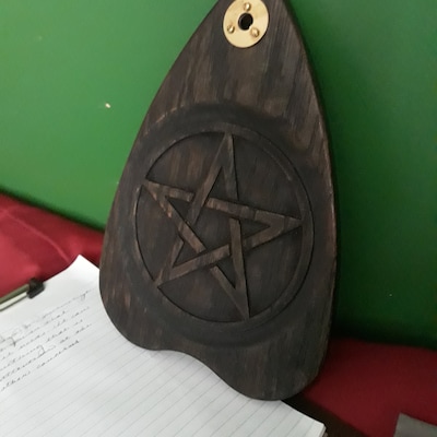 Large Automatic Writing Planchette solid Wood Brass Wheels - Etsy