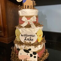 Welcome Baby Shower Diaper Cake Signage Girl Baby Shower - Etsy