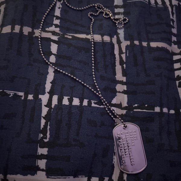 Simon 'ghost' Riley US Military Dog Tag Set With Personalised Text. - Etsy