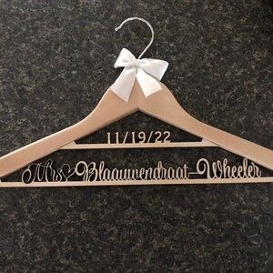 Personalized Hanger Custom Hanger Name Hanger Wedding | Etsy