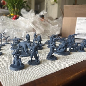 D&D Pathfinder Tabaxi Catfolk Collection 28mm 32mm Fantasy TTRPG PC NPC ...