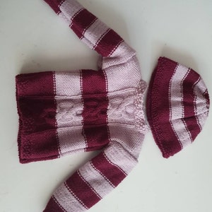 45. French and English Knitting Pattern PDF - Coat and Hat for BJD ...