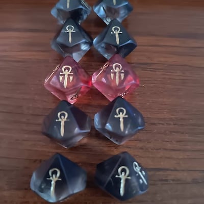7 Lemon DND Dice Dungeons and Dragons RPG Tabletop Board Games Spring ...