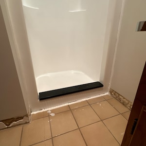 6x60 Absolute Black Granite Threshold Marble Saddle Use as Shower Curb ...