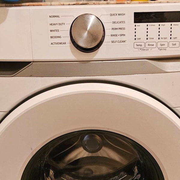 Samsung Model WF365BTBGWR Washer Sticker Sheet Labels / Decals for ...