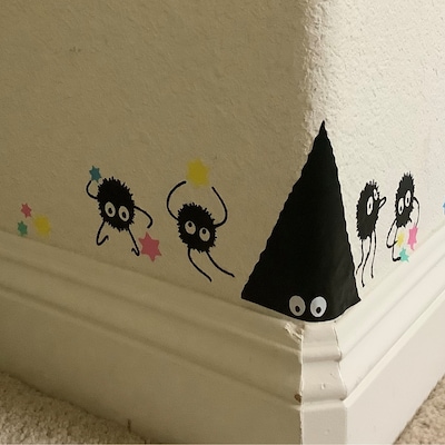 Vinyl Soot Sprite Wall Decals - Etsy Australia