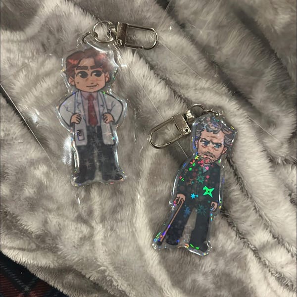 3 Inch House MD Greg House James Wilson Holographic Acrylic Charm ...
