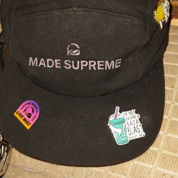 Baja Blast Enamel Pin: Taco Bell Inspired Backpack Pin - Etsy