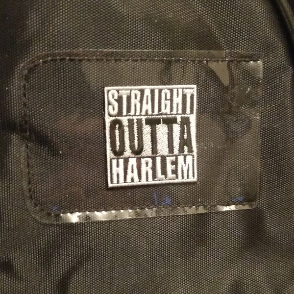 STRAIGHT OUTTA HARLEM Custom Personalized Iron on Patch - Etsy