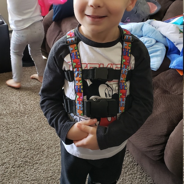 Child Safety Harness the Explorer With Buckles in Front, Adjustable ...