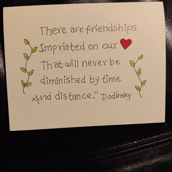 Friends Greeting Card - Friends for Life - Friend Birthday Card - Long ...