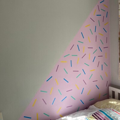 Colourful Sprinkles Wall Decals, Rainbow Sprinkles Wall Stickers ...