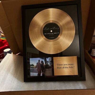 Custom Song Plaque, Personalized Music Plaque, Custom Vinyl Records ...