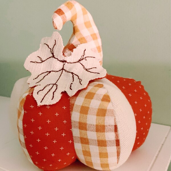 PUMPKIN SEWING PATTERN Pdf Instant Download Vintage Cottage Style Patchwork Easy to Sew ...