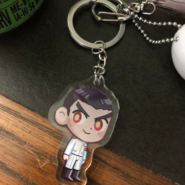 DR 1 Keychains Leon Kirigiri Celeste Ludenburg Byakuya Togami Sakura ...