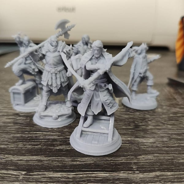 Elf Paladin Mini for Dnd Miniatures Fighter Mini Dnd Warrior Dnd Mini ...