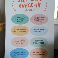 Self-care Wheel Printable Poster, Self Care Art, Therapy Office Decor ...