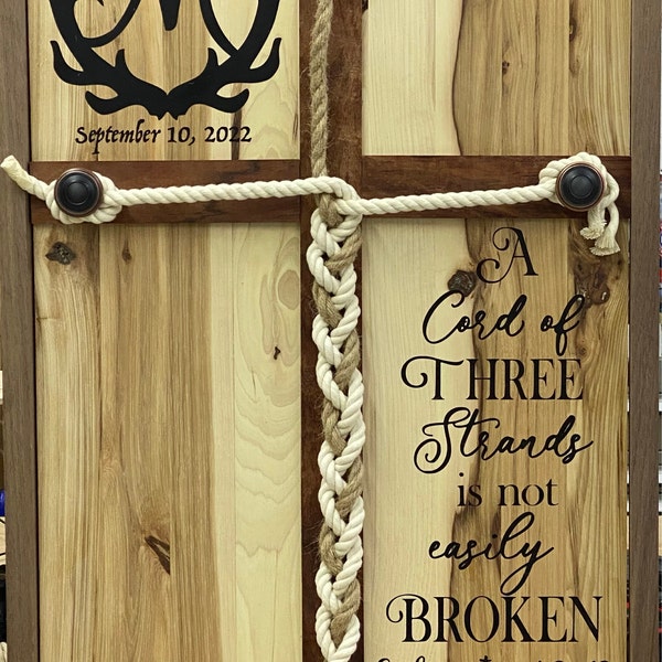 A Cord of Three Strands is Not Easily Broken | Wedding/marriage SVG ...