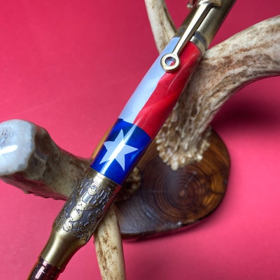 Texas Flag Pen Blank 121 - Etsy
