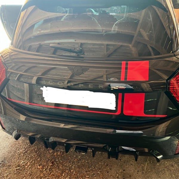 Bonnet and Rear Stripes to Fit Mini R60 Countryman Cooper / S & JCW ...