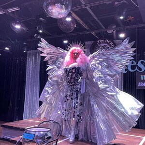 LIQUID GOLD Gold Lamé Drag Queen Coat - Etsy